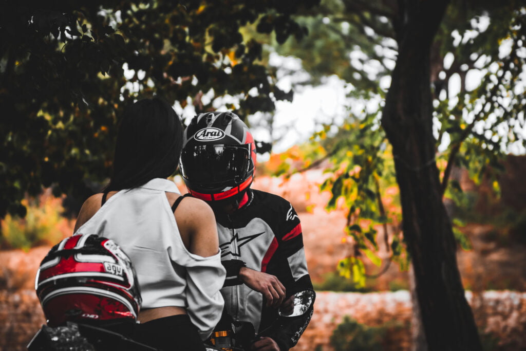 Capturing Love on Two Wheels: Motorcycle Couple Photography