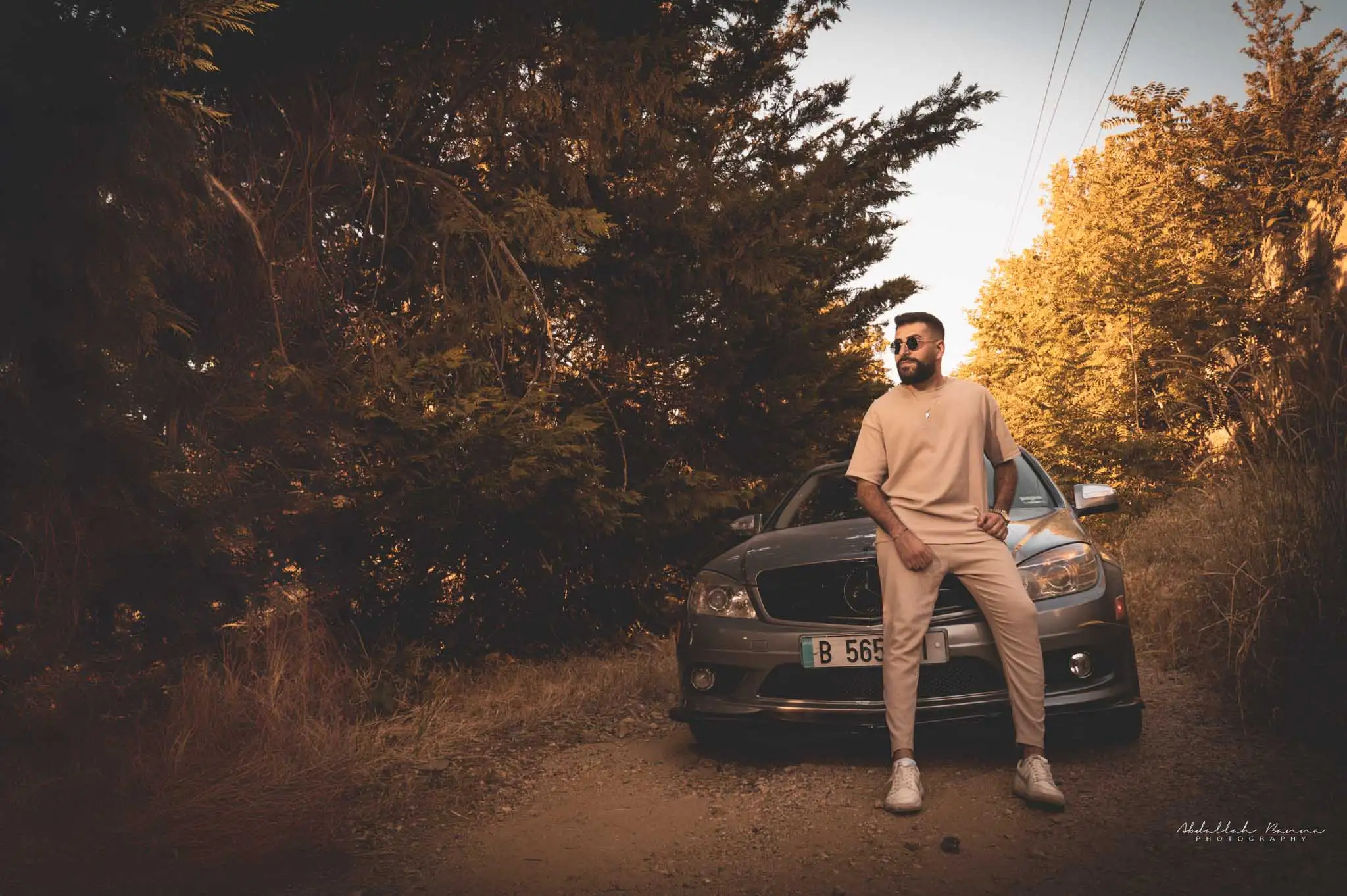 Creative Men Photoshoot Ideas with Car - Banna Photography